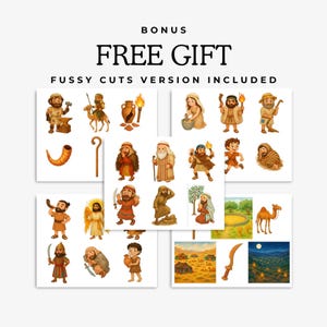 Bible Story Clipart Gideon’s Victory PNG Set, Christian Fussy Cut ...