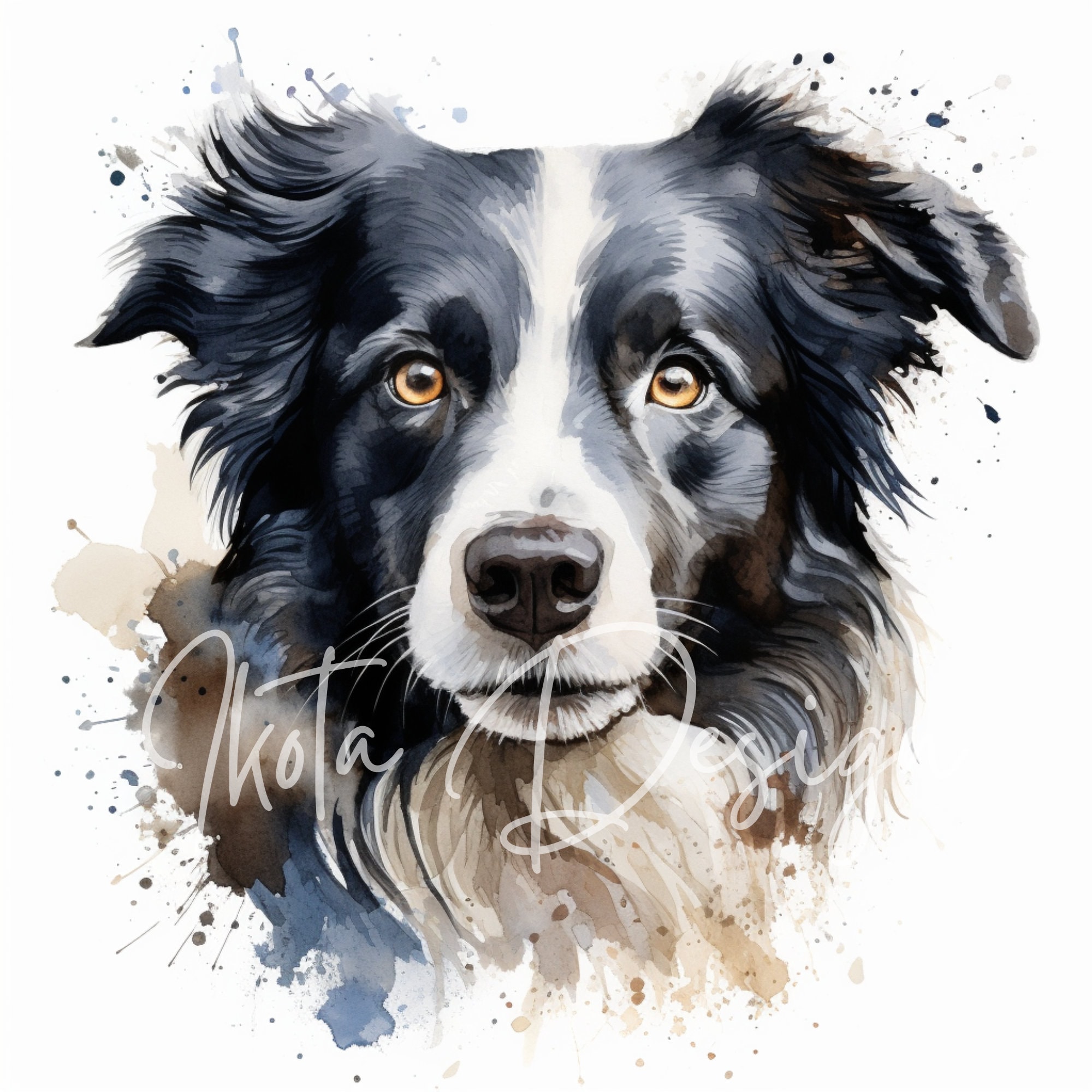 Border Collie Clipart 40 High Quality JPG Digital Planner - Etsy