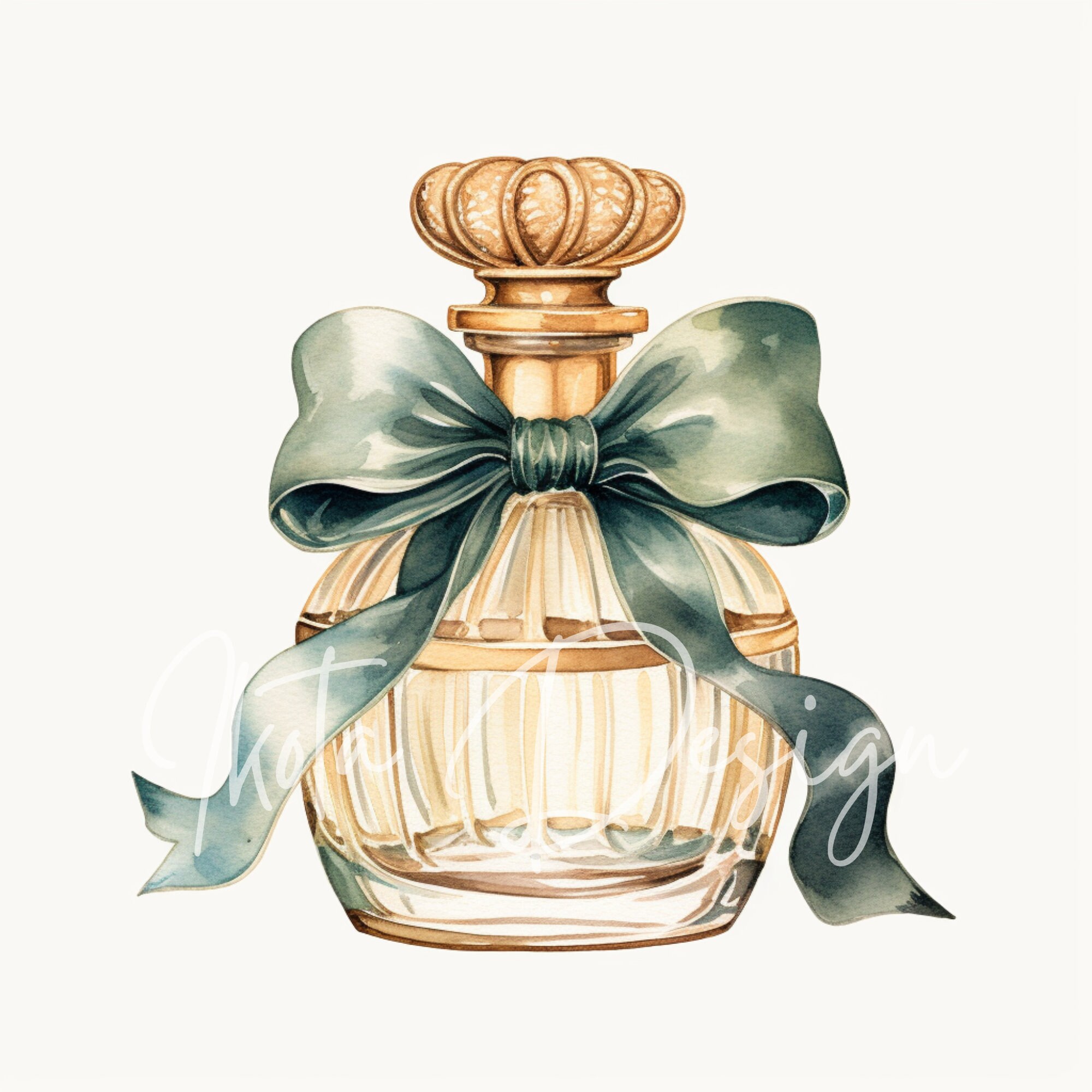 Perfume Bottle Clipart 40 High Quality JPG Digital Planner, Junk ...