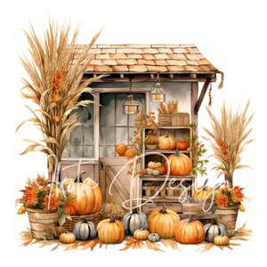 Fall Storefront Clipart - 40 High Quality Jpgs - Digital Planner, Junk ...