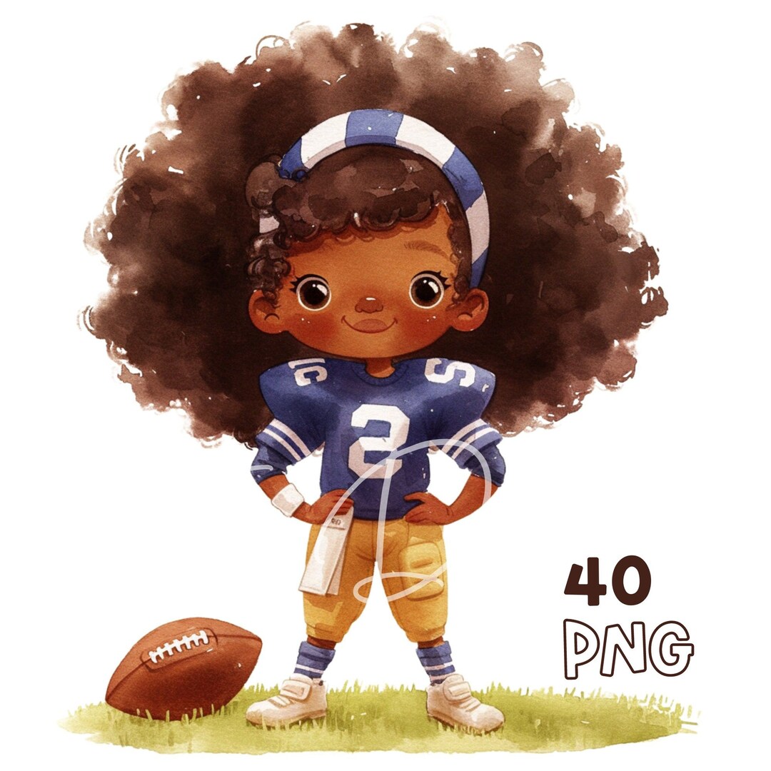 American Football Kids Clipart - 40 High Quality Pngs - Digital Planner ...