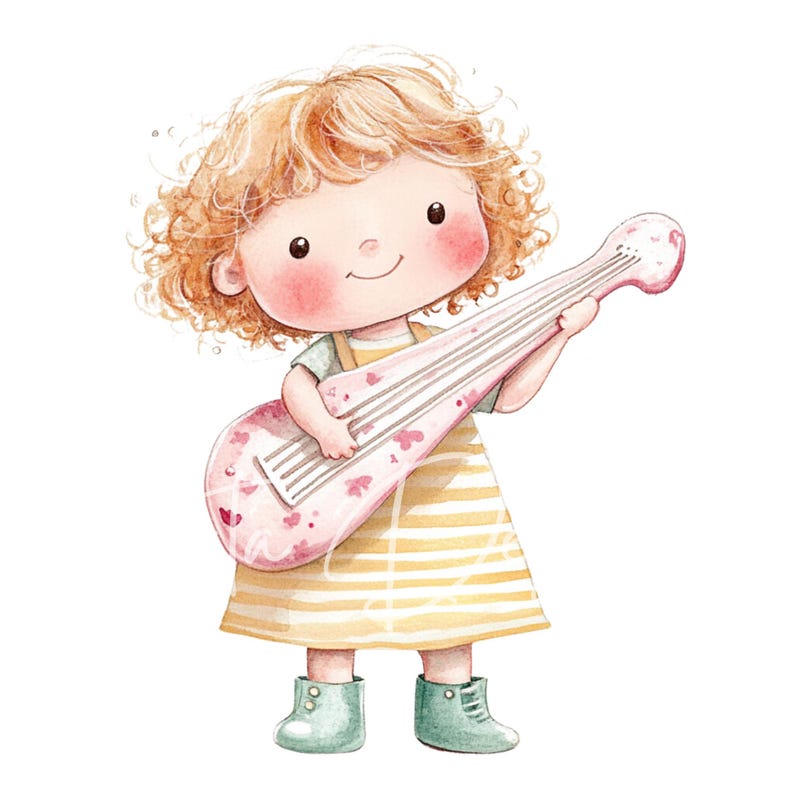 Candyland Valentine Watercolor Clipart, Cute Kids Sweets Lollipops ...