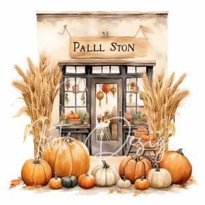 Fall Storefront Clipart - 40 High Quality Jpgs - Digital Planner, Junk ...