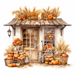 Fall Storefront Clipart - 40 High Quality Jpgs - Digital Planner, Junk ...