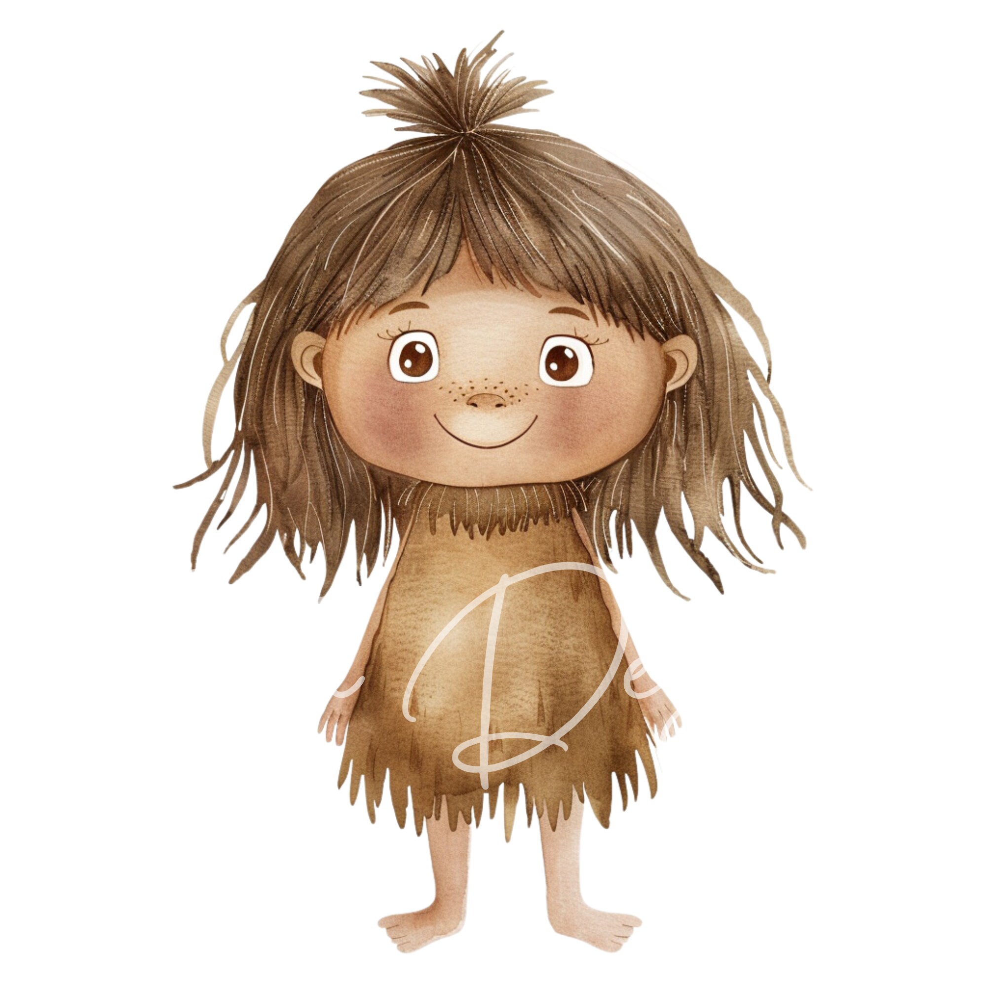 Prehistoric Caveman Kids 40 High Quality PNG Digital Planner, Junk ...