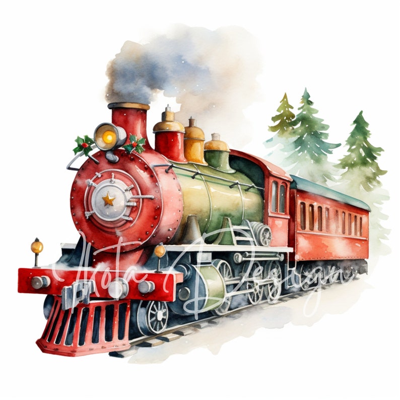 Polar Express Clipart 40 High Quality Jpgs Digital Planner, Junk ...