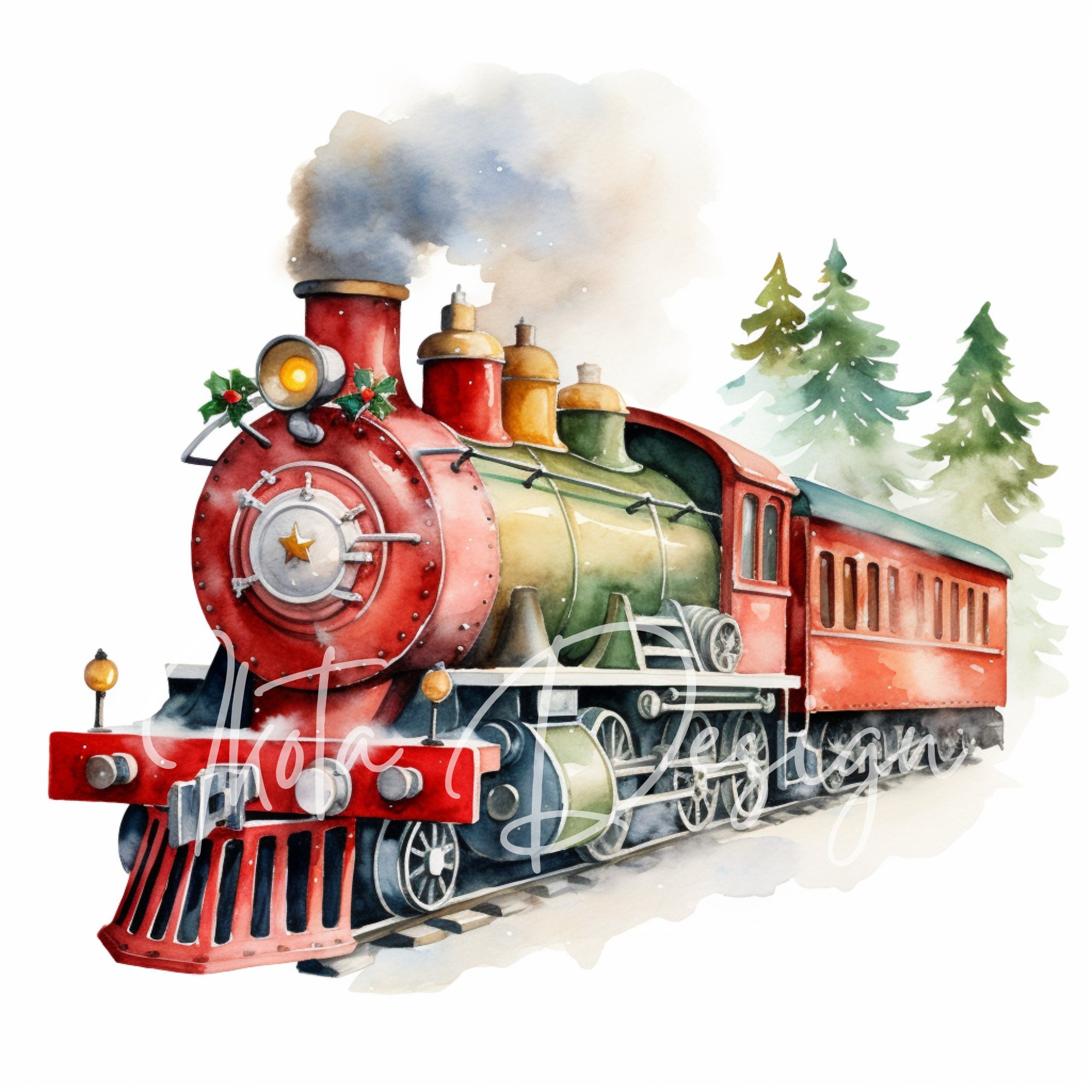 Polar Express Clipart 40 High Quality Jpgs Digital Planner, Junk ...