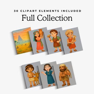 Biblical Tower of Babel Clipart Bundle, Genesis 11 Story Pngs ...