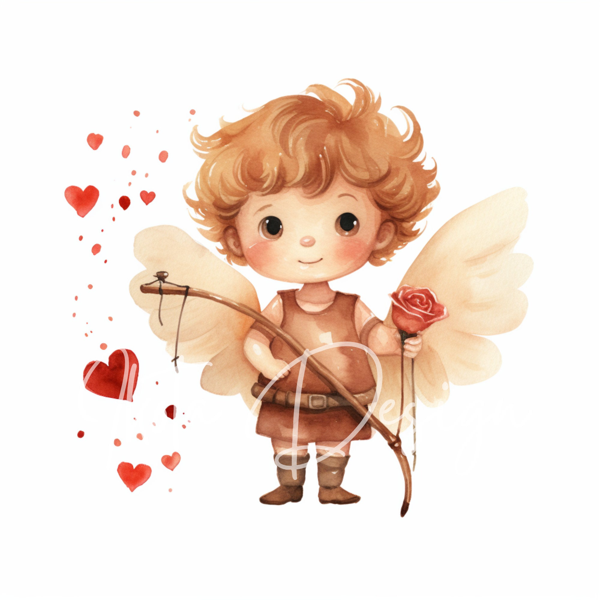 Little Cupid Clipart 40 High Quality Jpgs Digital Planner, Junk ...