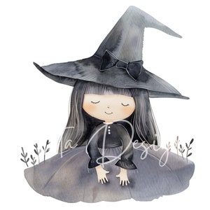 Little Witches Clipart - 40 High Quality Pngs - Digital Planner, Junk ...