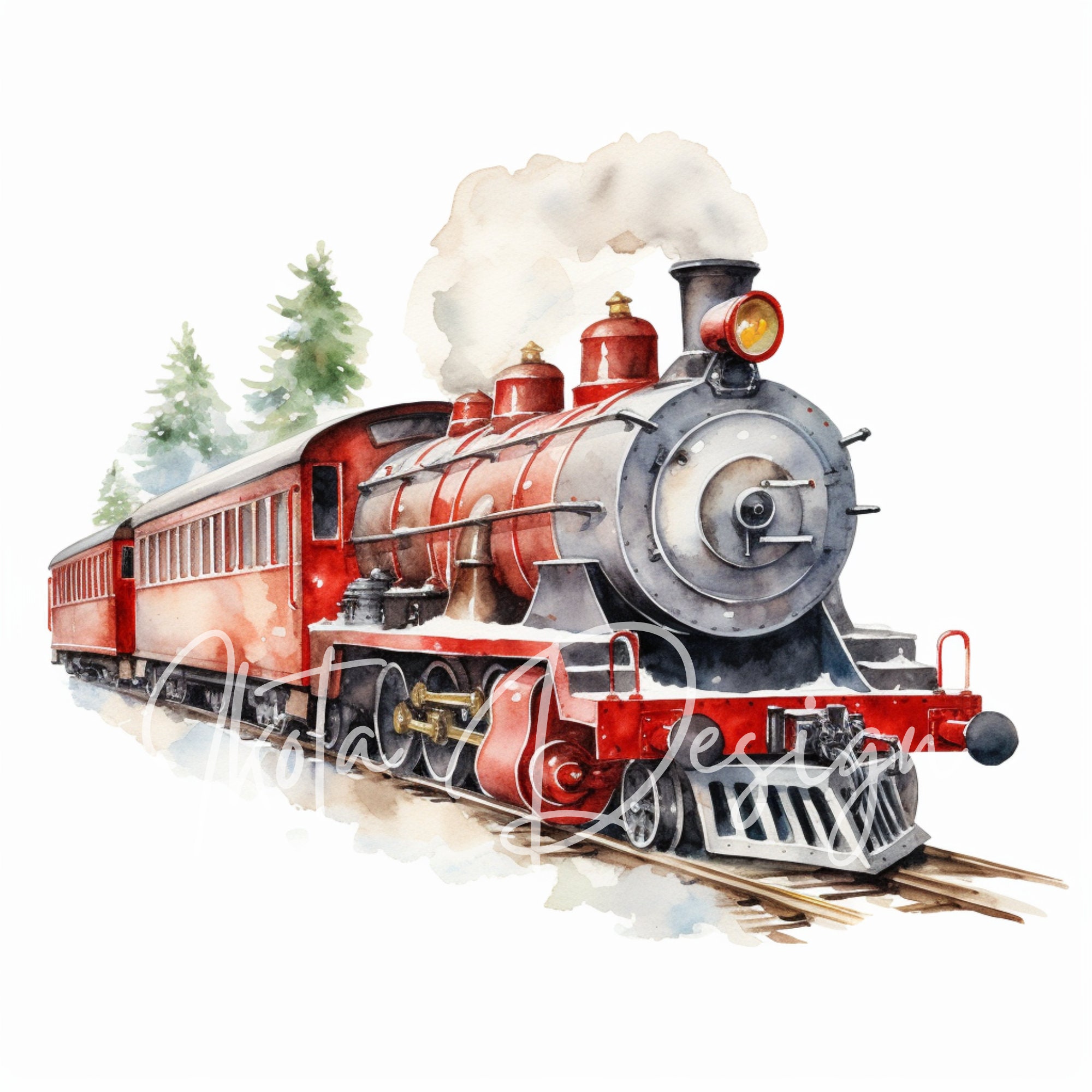 Polar Express Clipart 40 High Quality Jpgs Digital Planner, Junk ...