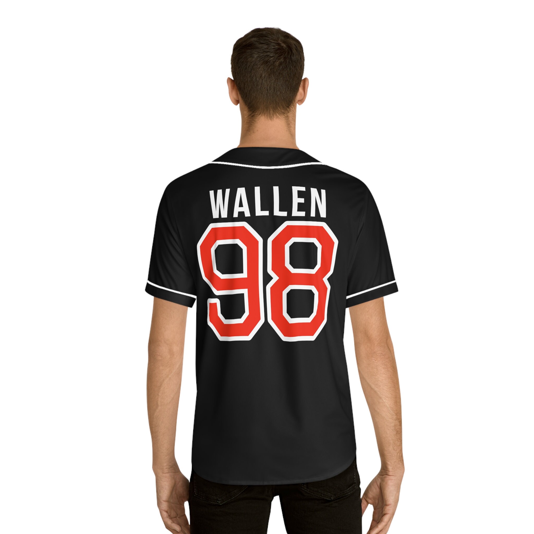Morgan Wallen 98 Braves Men's Baseball Jersey (AOP) - Etsy