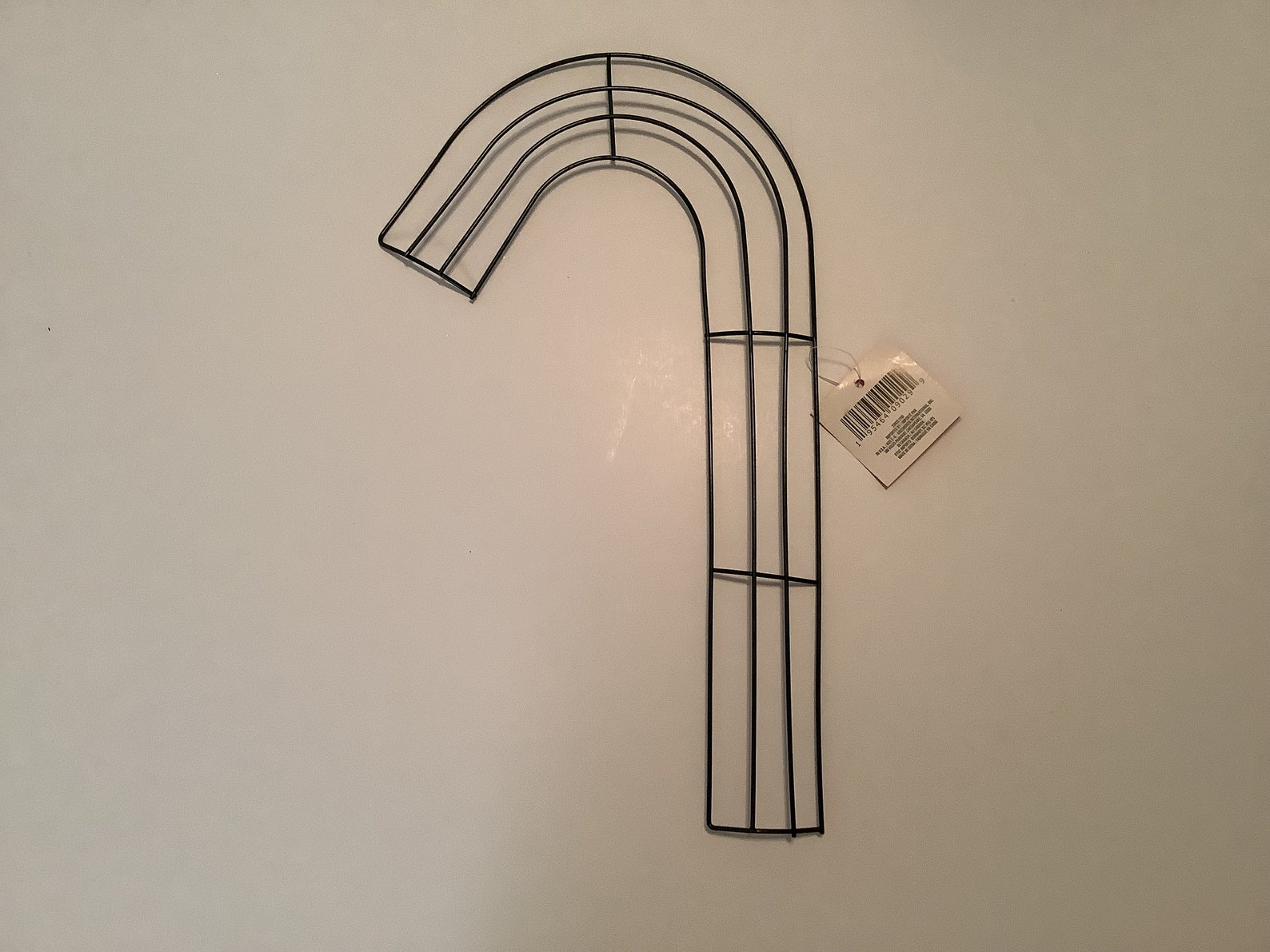 Small Candy Cane Wire Shaped Wreath Frame - Etsy