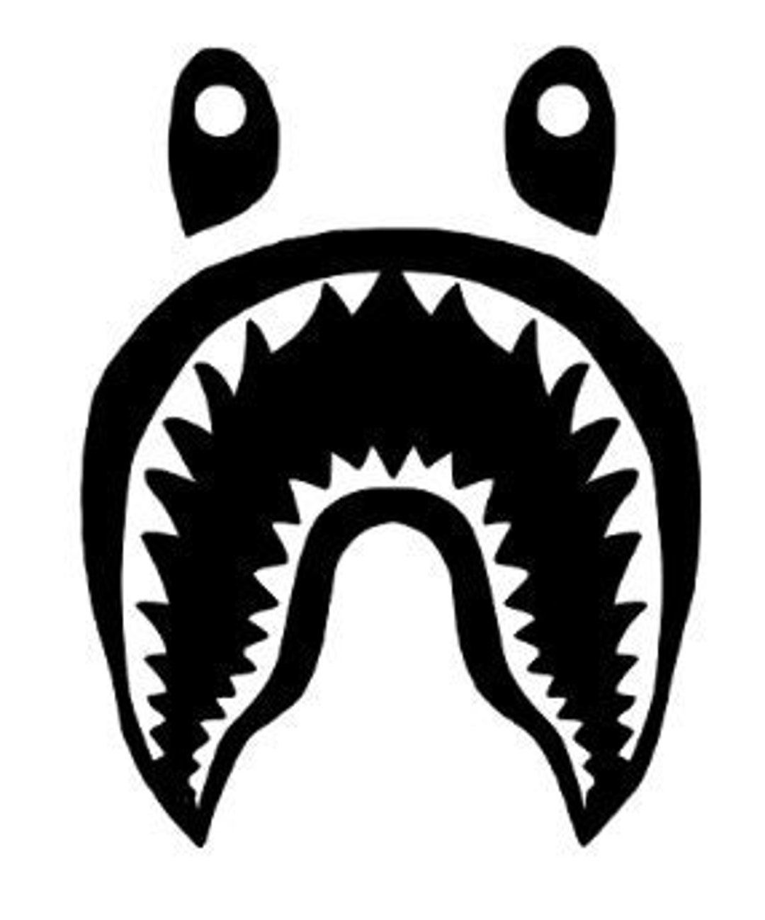 Bape Shark Vinyl Decal Add a Pop of Style to Your Laptop or - Etsy UK