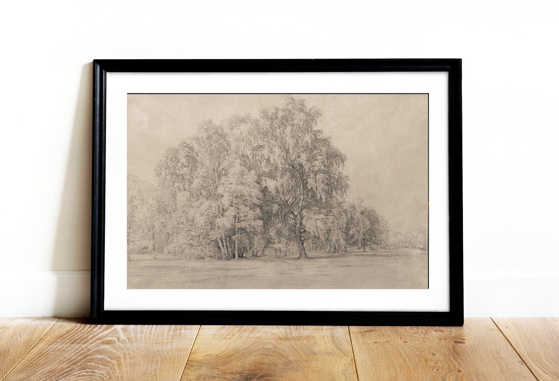 Printable Wall Art, Rustic Vintage Tree Print, Tree Wall Art, Country ...