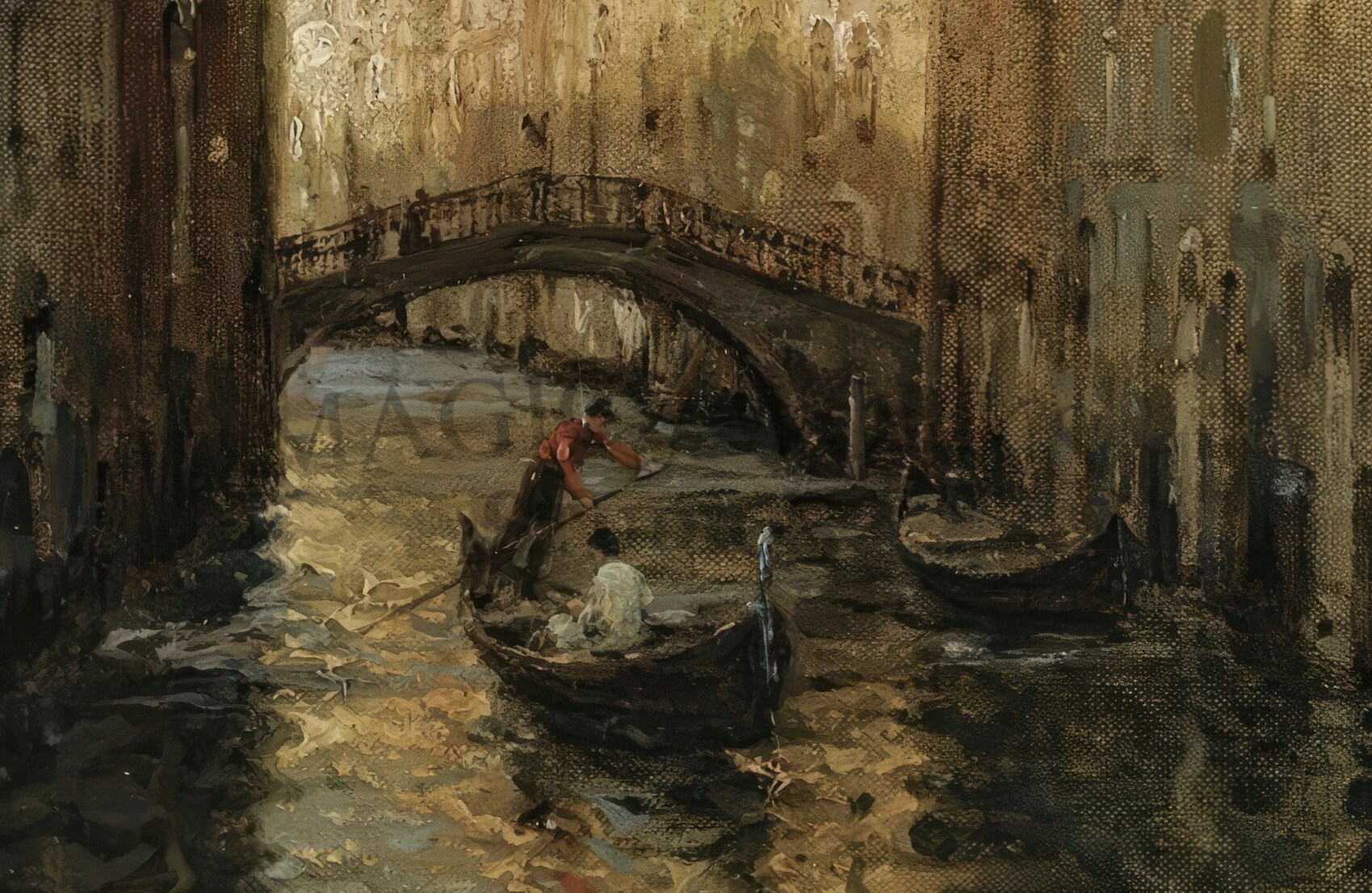 Printable Venice Art Print European Wall Art Venice Canal Painting ...