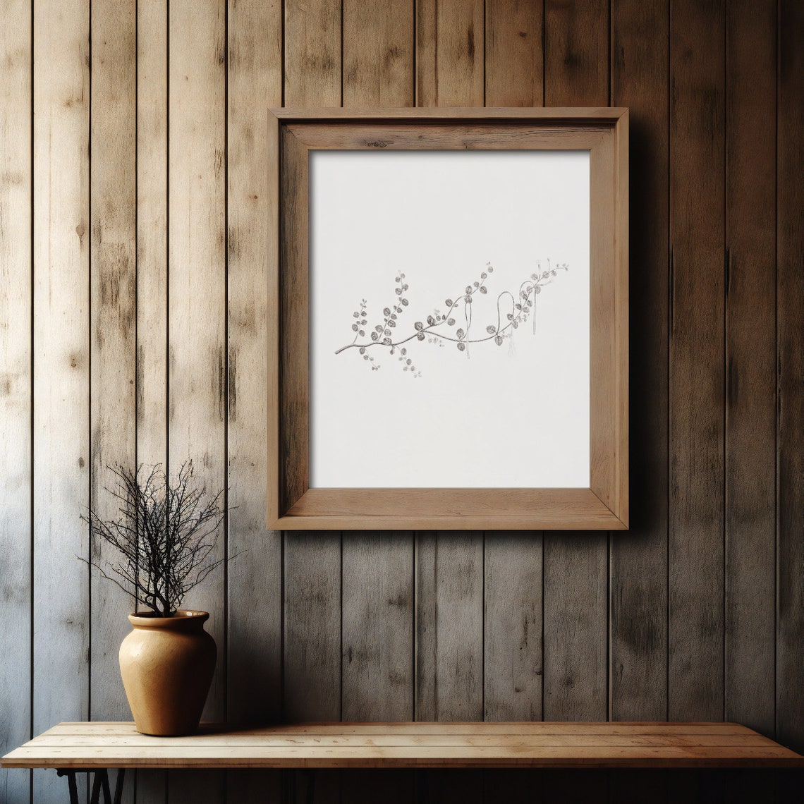 Neutral Botanical Print, Botanical Wall Art, Leaf Art, Botanical Prints ...