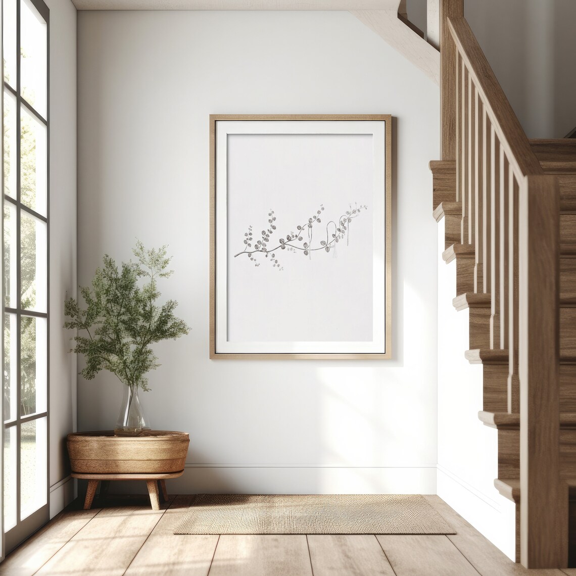 Neutral Botanical Print, Botanical Wall Art, Leaf Art, Botanical Prints ...