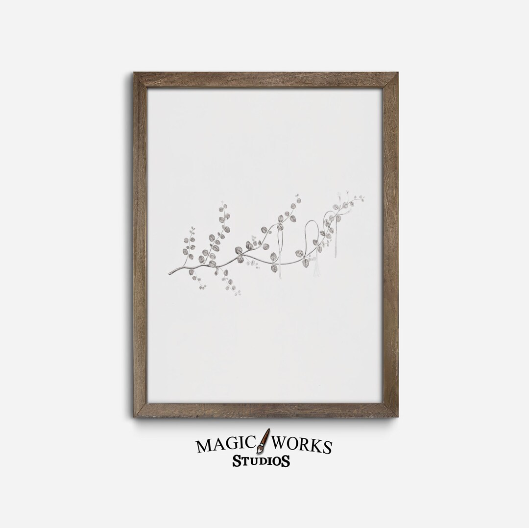 Neutral Botanical Print, Botanical Wall Art, Leaf Art, Botanical Prints ...