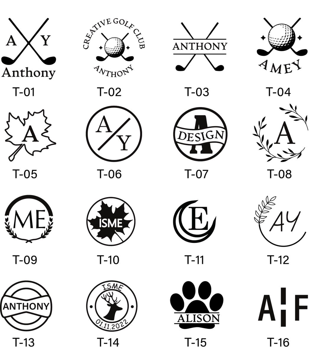 Custom Golf Stamp / Personalized Golf Stamp / Golf Stamp /custom ...