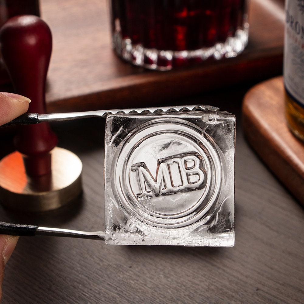 Ice Cube Plate for Bar, Ice Cube Stamp, Custom Ice Cube Tray ...