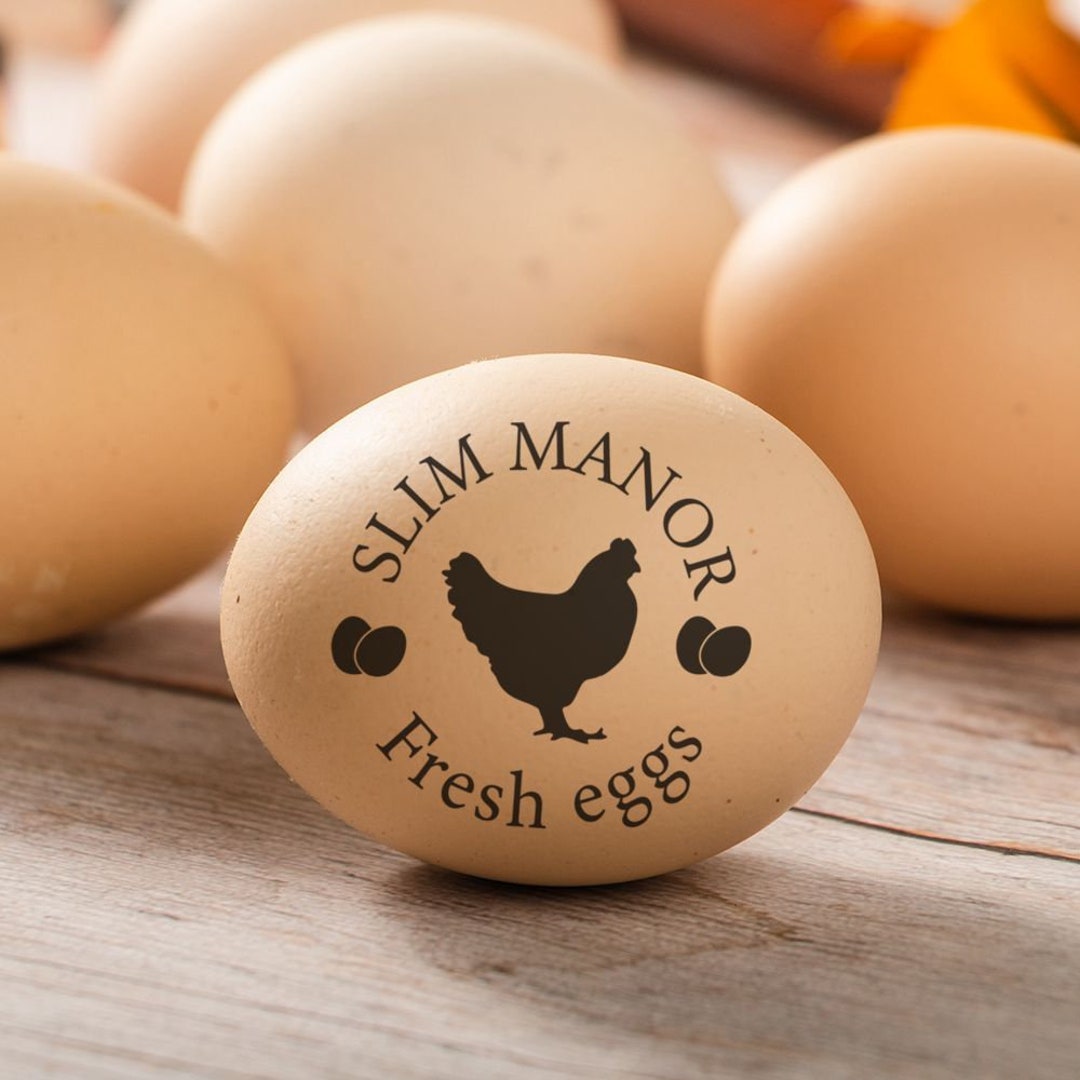 Choose 2 Egg Stamps Mini Egg Stamp Homesteading Farm Stamp Egg Marking ...