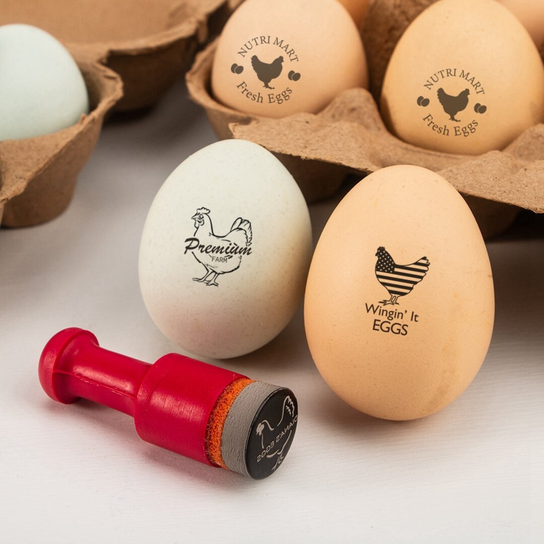 Egg Stamp ,custom Stamp, Rubber Stamp, Personalized Stamp, Rubber ...