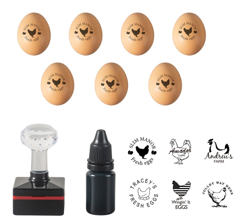 Custom Egg Stamp Personalized Rubber Egg Stamp Butt Nugget Egg Stamp ...