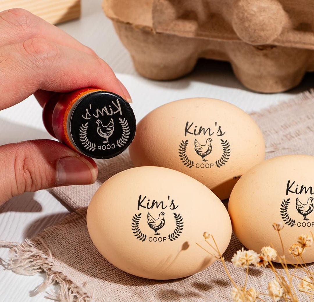 Egg Stamp Egg Handling Stamp Egg Label Fresh Eggs Stamp Homesteading ...
