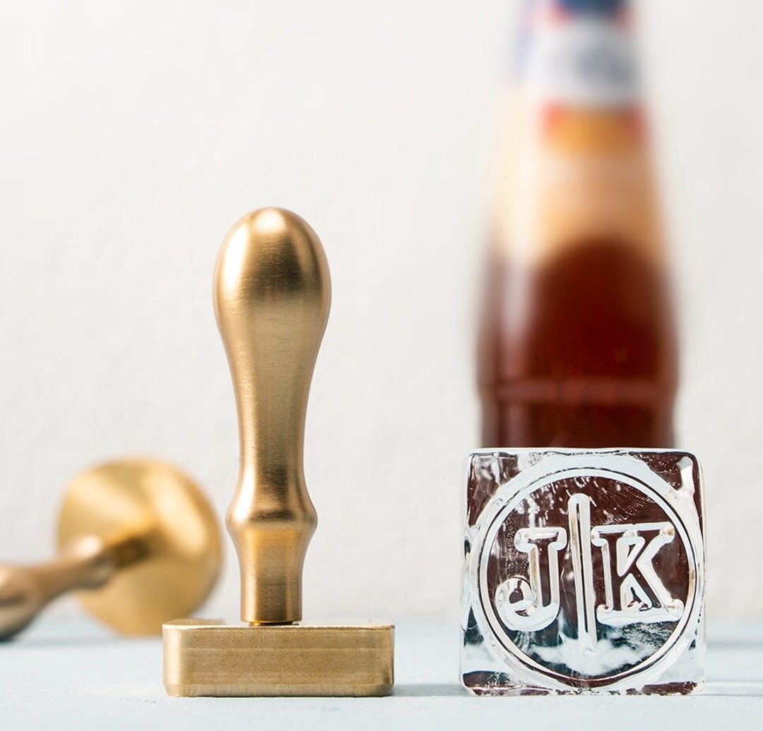 Custom Ice Cubes Branding Stampice Cube Logobusiness Logo - Etsy