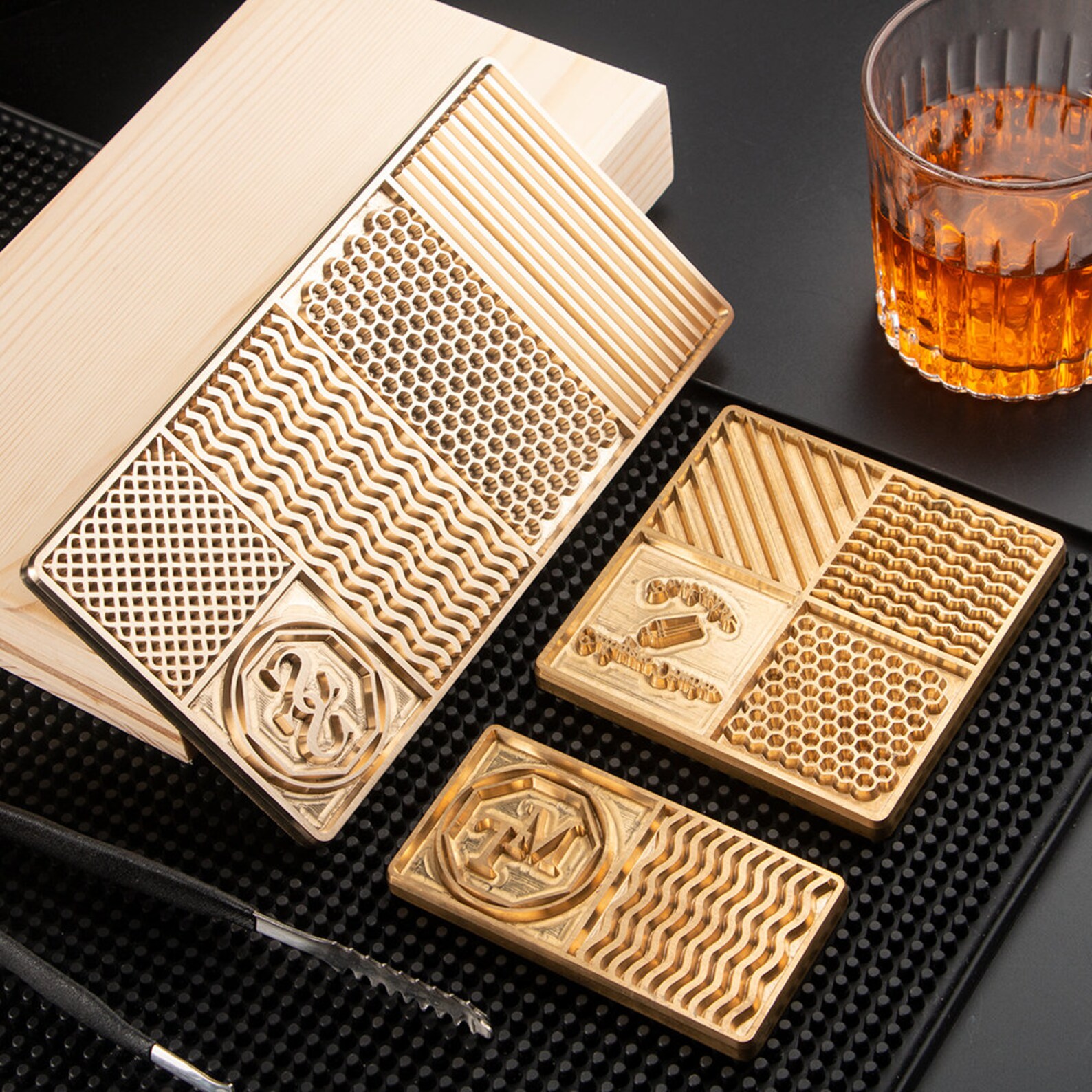 Ice Cube Plate for Bar, Ice Cube Stamp, Custom Ice Cube Tray ...