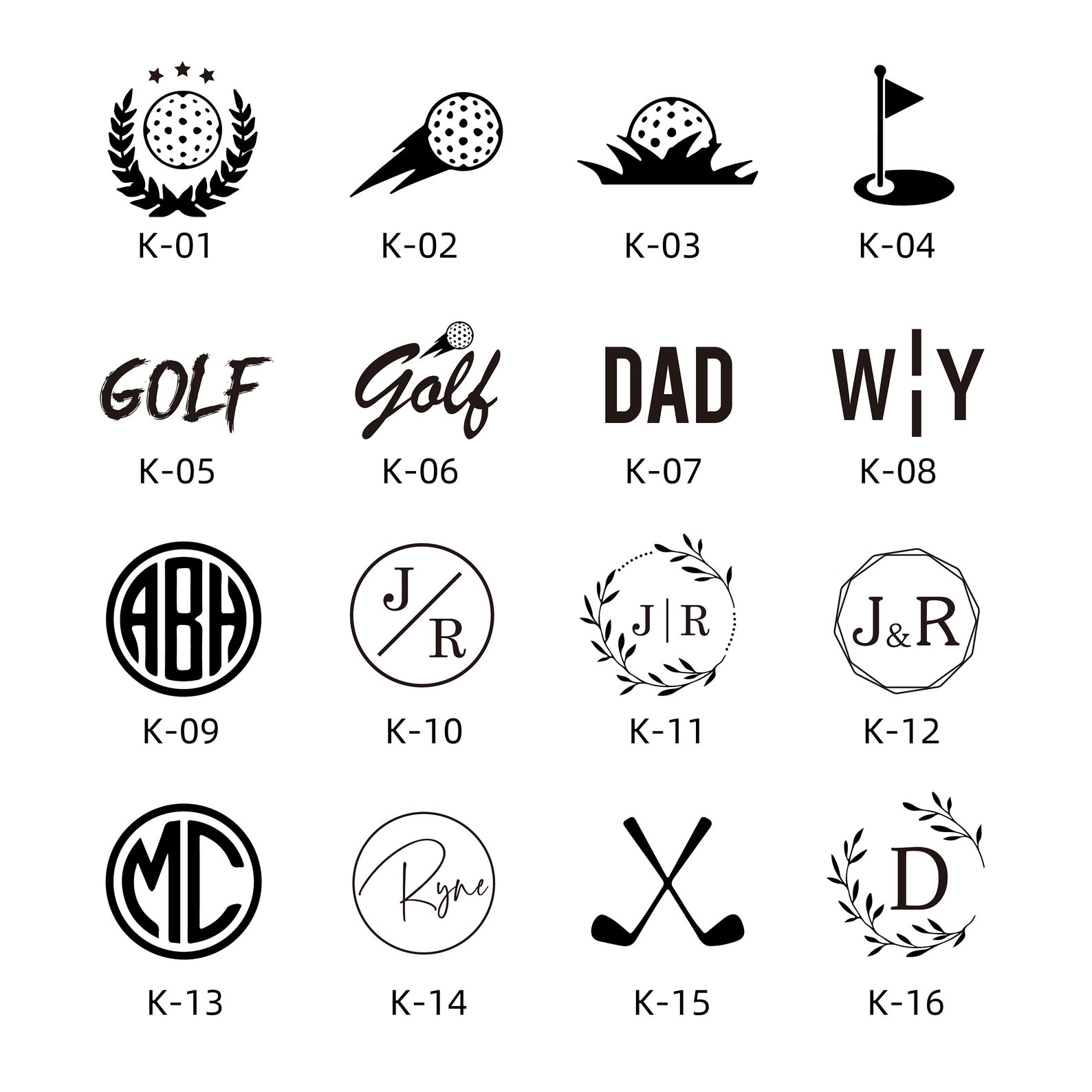Custom Golf Stamp Personalized Golf Stamp Golf Stamp Custom - Etsy