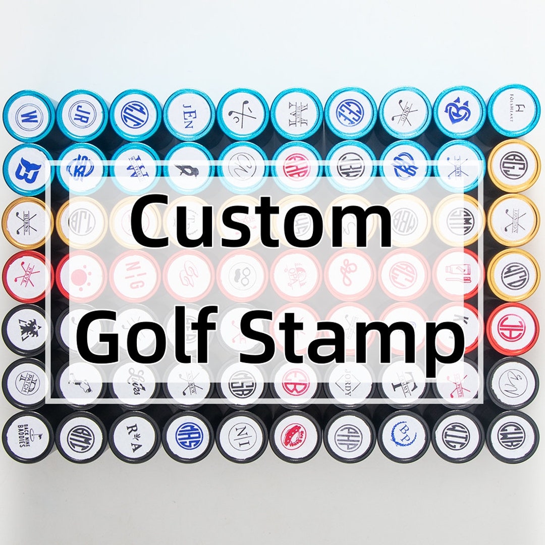 Custom Golf Stamp, Personalized Golf Stamp , Golf Stamp ,custom ...