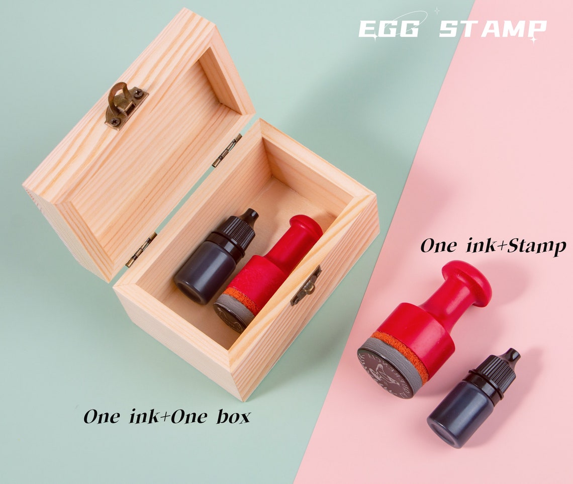 CUSTOM Egg Stamp With Initials - Mini Stamper for Eggs - Farm Stand ...