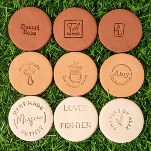 Personalized Ceramic Stamps, Polymer Clay Stamp, Custom 12 Mm Thick ...