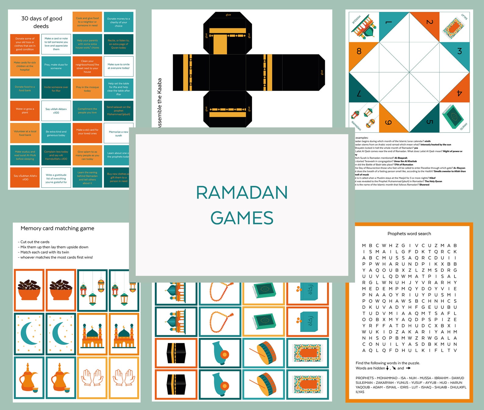Ramadan Games, Ramadan Kareem Printable, Ramadan Kids Games, Kids Games ...
