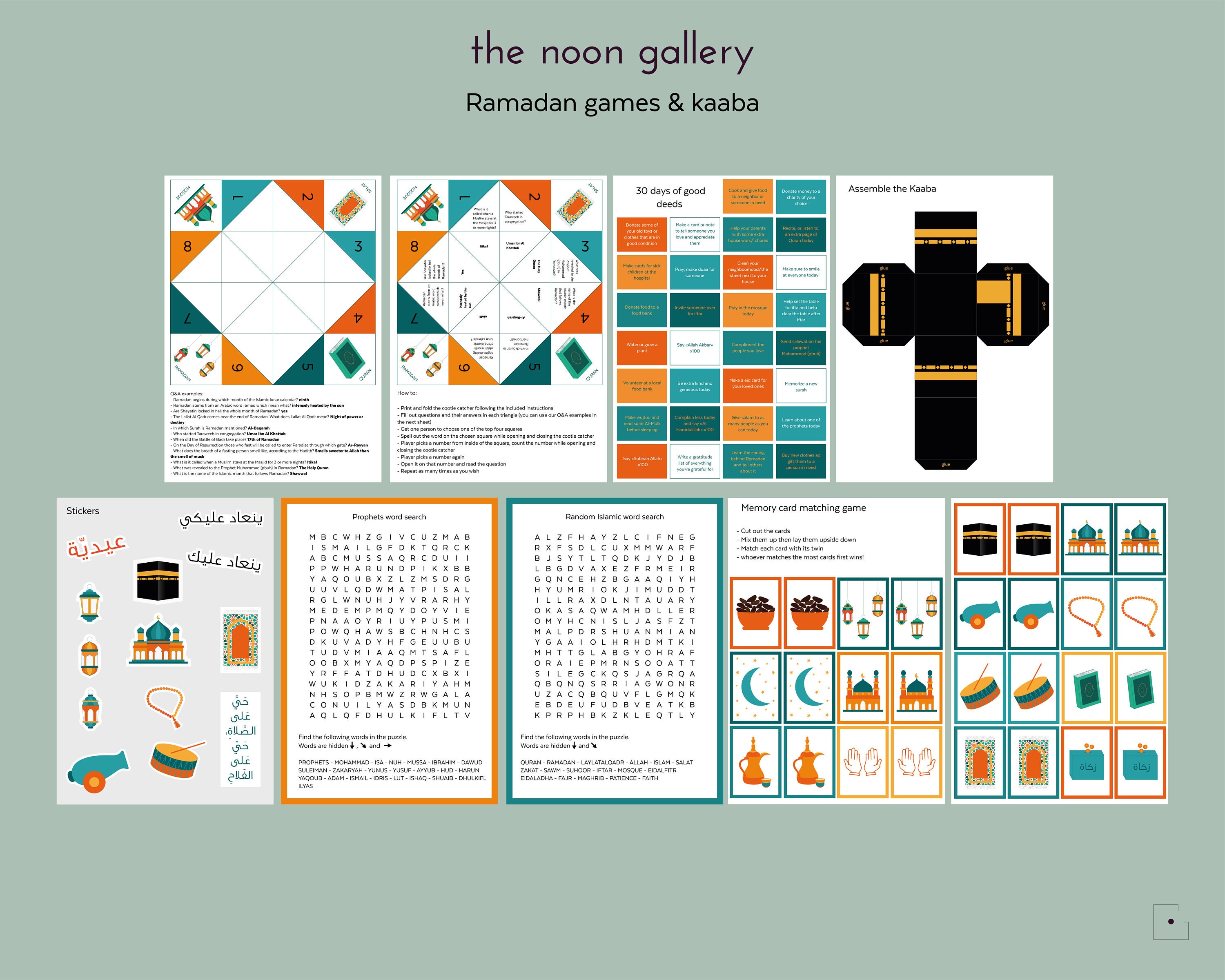 Ramadan Games, Ramadan Kareem Printable, Ramadan Kids Games, Kids Games ...