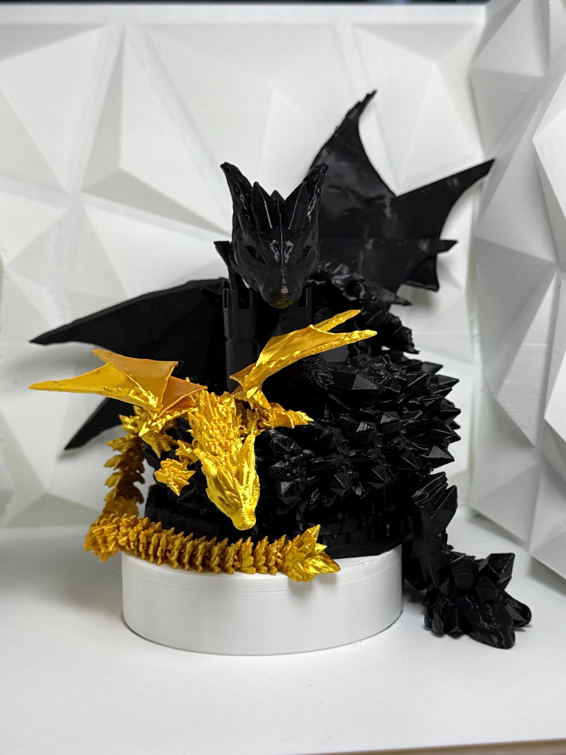 Fourth Wing Tairn Andarna 3d Print Set W/ Parapet - Etsy