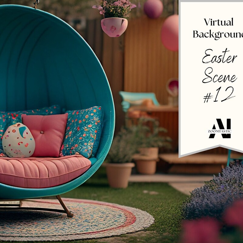 Microsoft Teams Background Easter - Etsy
