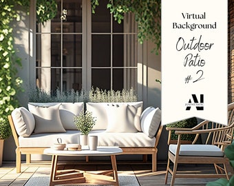 Zoom Background Outdoor Patio #3| Zoom Office Background | Zoom Home ...