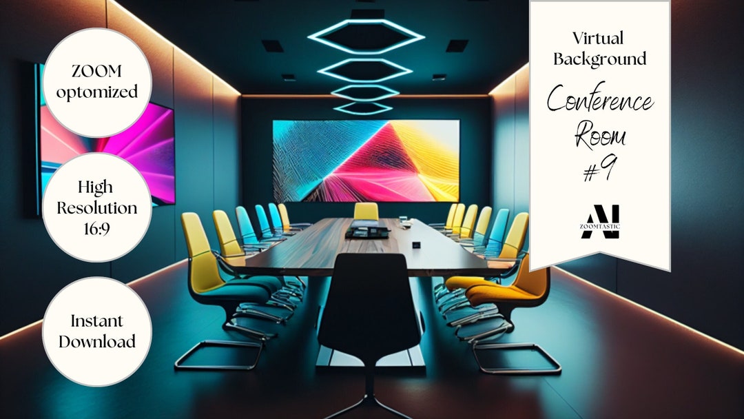 Zoom Background Conference Room #9 | Zoom Hotel Background | Zoom Home ...