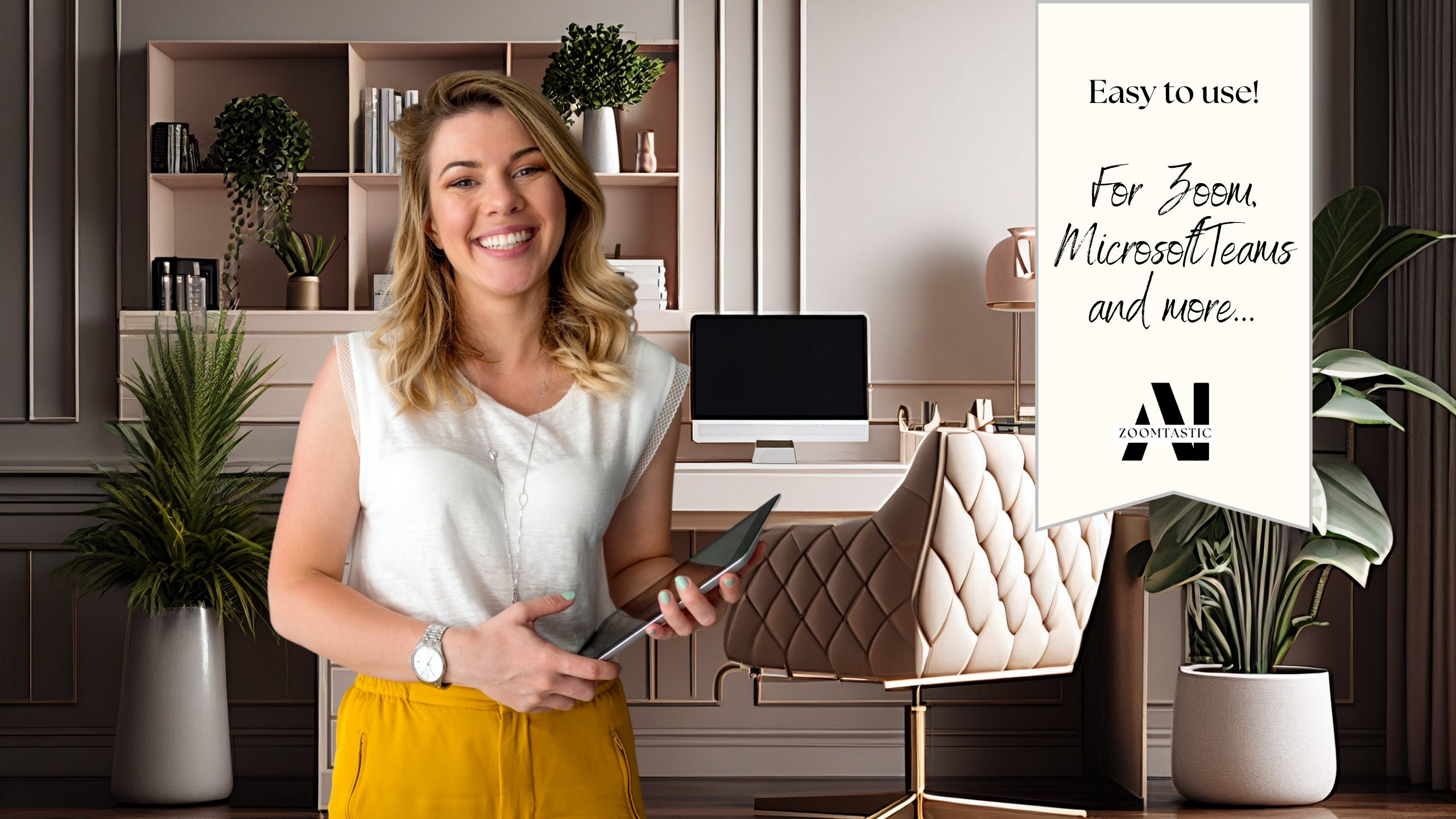 Zoom Background Rose Office #1| Zoom Office Background | Zoom Home ...