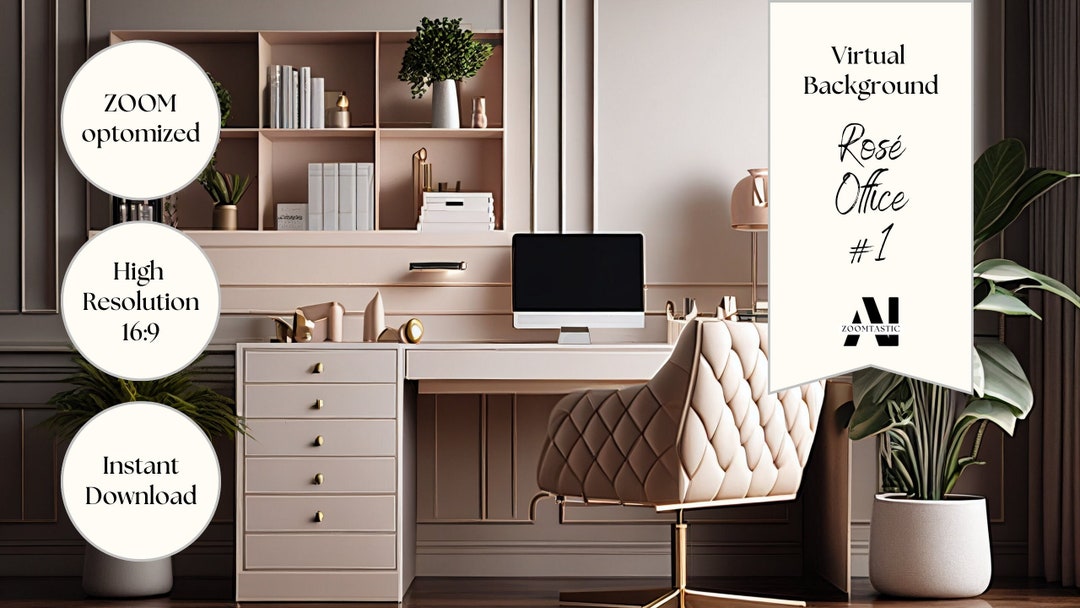 Zoom Background Rose Office #1| Zoom Office Background | Zoom Home ...