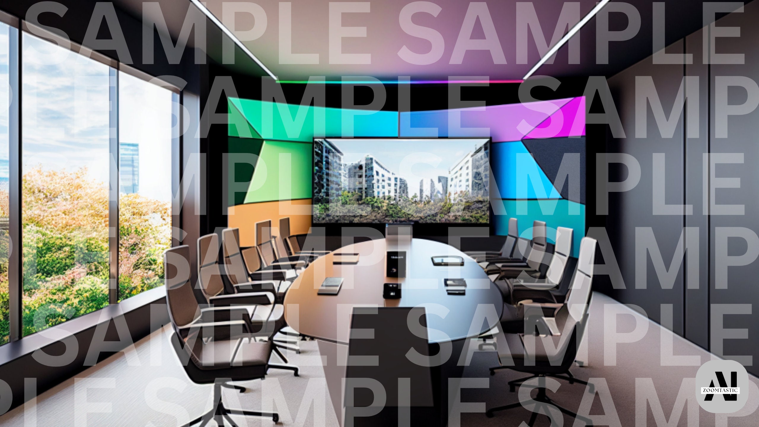 Zoom Background Conference Room #7 | Zoom Hotel Background | Zoom Home ...