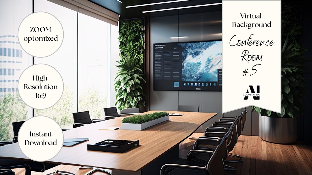 Zoom Background Conference Room #5 | Zoom Hotel Background | Zoom Home ...