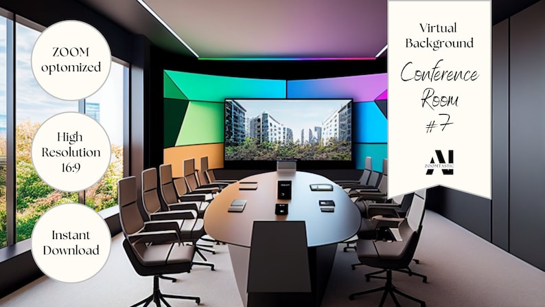 Zoom Background Conference Room #7 | Zoom Hotel Background | Zoom Home ...