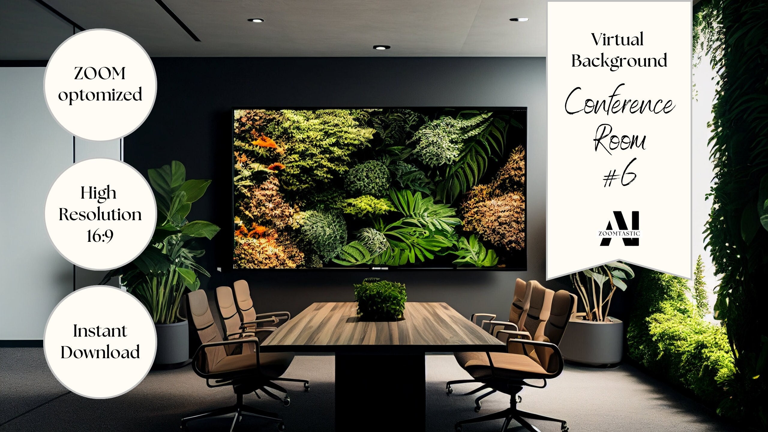 Zoom Background Conference Room #6 | Zoom Hotel Background | Zoom Home ...
