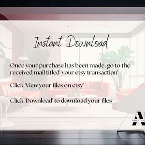 Zoom Background Red Interior #1| Virtual Background | Overlay for ...