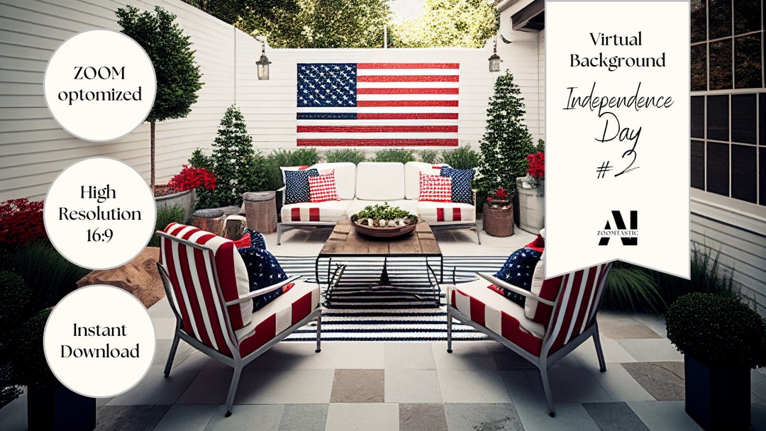Zoom Background Independence Day #2| Virtual Background | Zoom Home ...