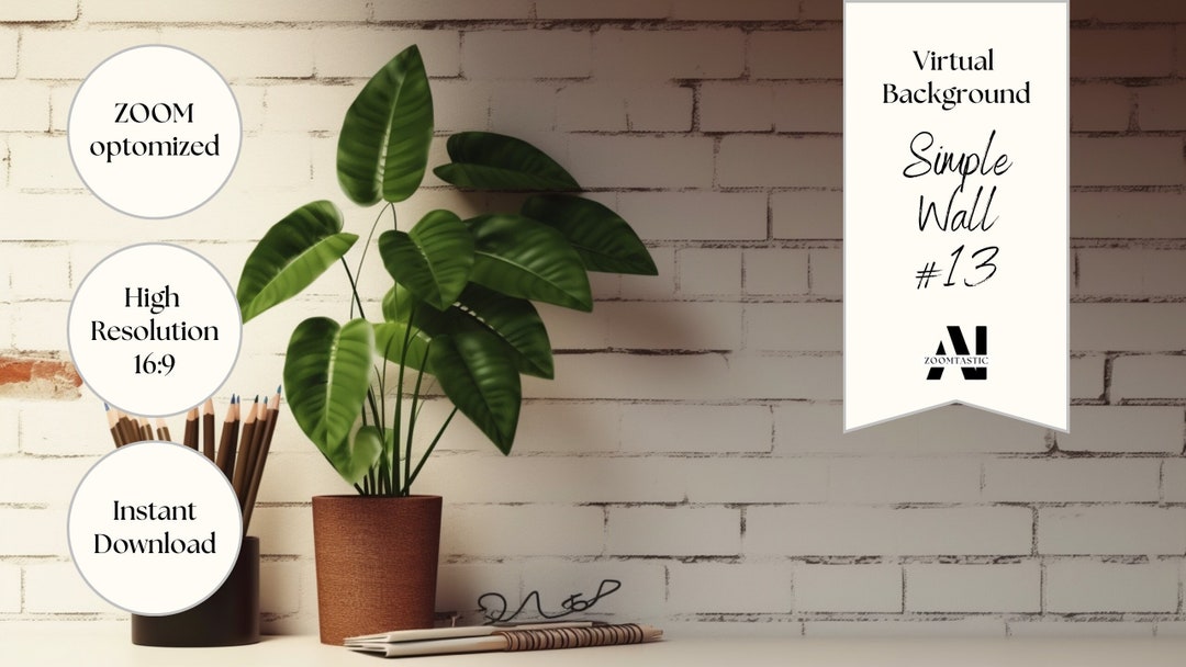 Simple Wall Zoom Background #13 |backdrop for Video Call | Zoom Home ...